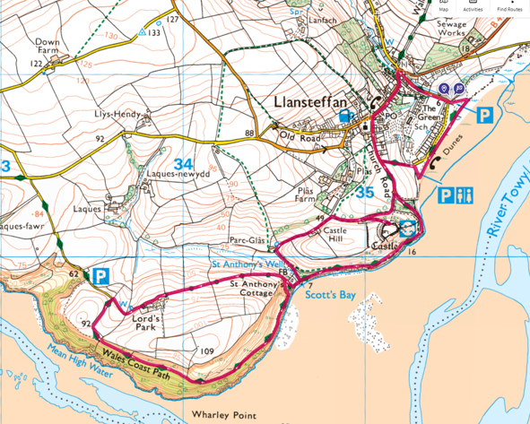 Wales Coast Path / Llansteffan