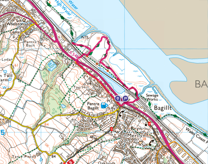 Wales Coast Path / Bagillt and Bettisfield