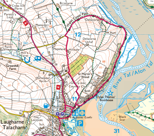 Wales Coast Path / Laugharne Delacorse