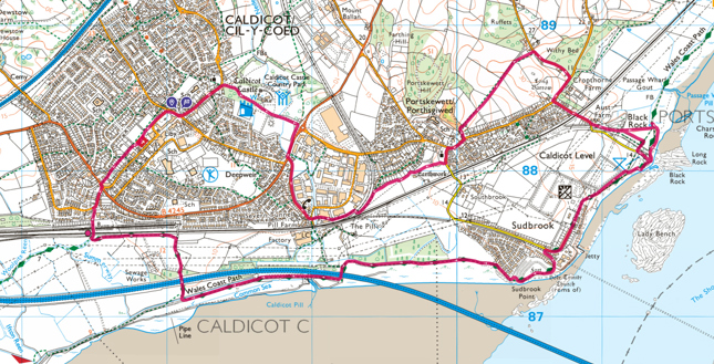 Wales Coast Path / Caldicot and Sudbrook