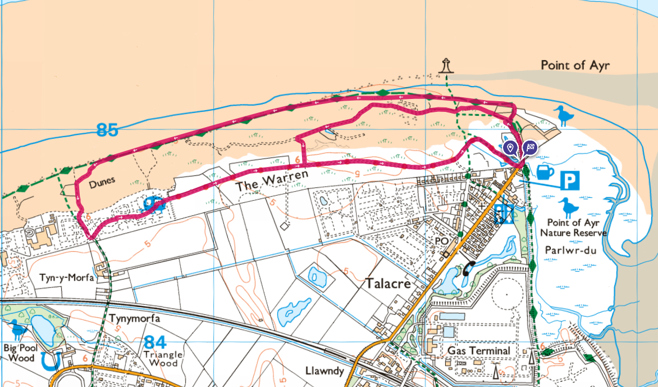 Wales Coast Path / Talacre Warren